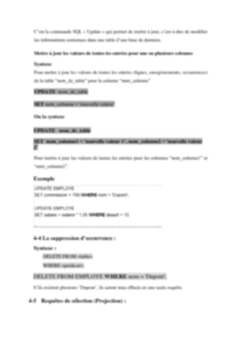 SOLUTION Chap2 Les Requetes Sql Studypool