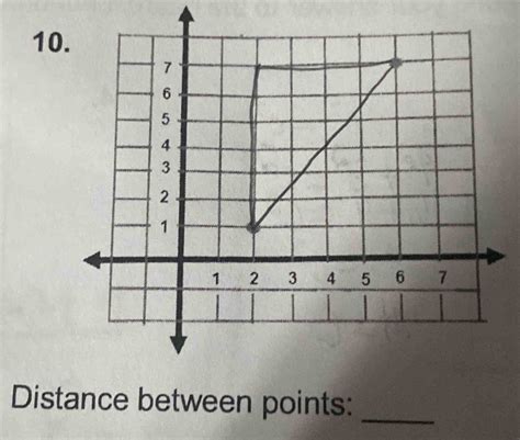 Solved 10 Distance Between Points Coordinate Geometry