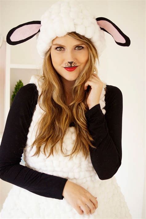 The Joy Of Fashion Halloween Cute Homemade Sheep Costume Diy