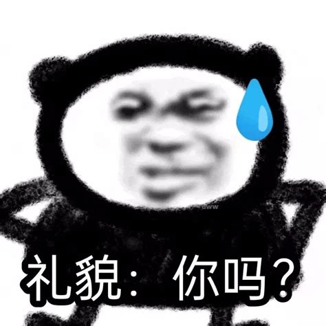 熊猫头表情包 I 礼貌你吗 船到桥头 什么 东西