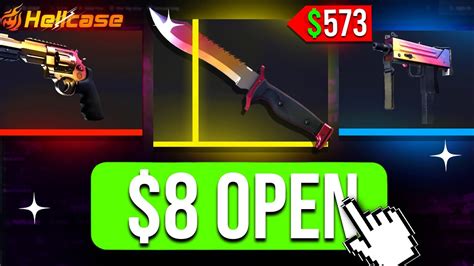 8 DOLAR FADE KASASINDAN 573 DOLAR FADE BIÇAK KATLADIM HELLCASE PROMO CODE YouTube