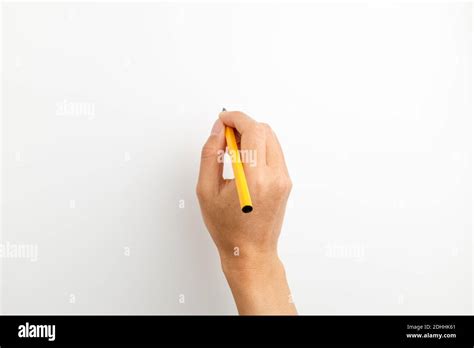 Handwriting Posture Pen Gripping Writing Hand Holding An Orange Pen
