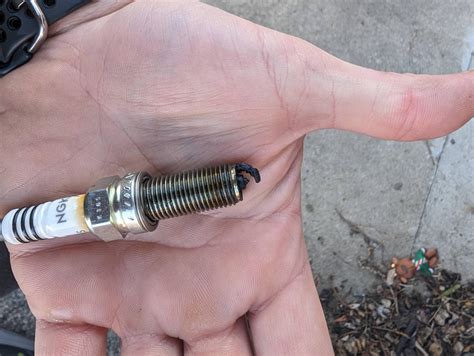 Spark Plugs Nice And Oily On 1 And 2 Kia Optima 2018 Buddys Car Is Pre