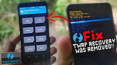 Fix After Install Custom Rom Twrp Recovery Was Removed Install Twrp Permanently Youtube