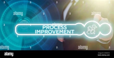 Sign Displaying Process Improvement Business Approach Task Of Identifying Upon Existing