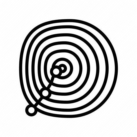 Gradient Descent Algorithm Data Technology Software Digital Icon