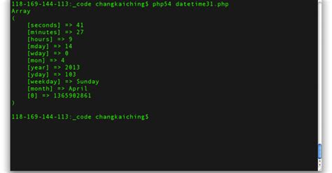 程式語言教學誌 Fb Youtube Pydoing Php 快速導覽 核心延伸函數 日期、時間相關 Getdate