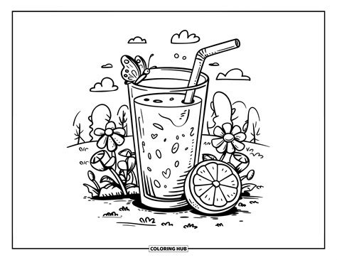 90 Dibujos De Bebidas Para Colorear Para Niños Y Adultos Pdfs Gratis
