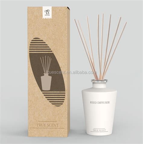 Natural 100ml White Cylindrical Glass Bottle Home Fragrance Reed