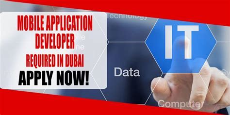 Mobile Application Developer Required In Dubai Dubai