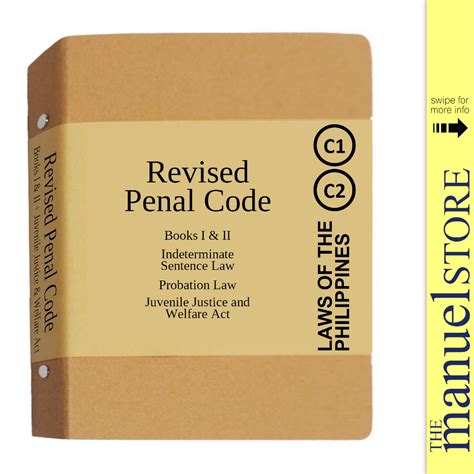 Codal Notebook 2023 Criminal Laws Revised Penal Code Rpc