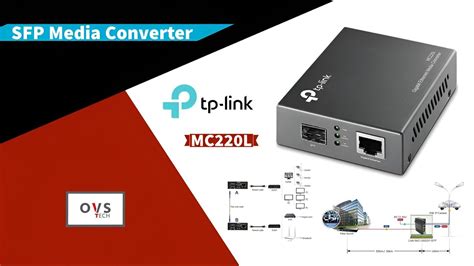 Tp Link MC220L Gigabit SFP Fiber Optic Media Converter Solution For