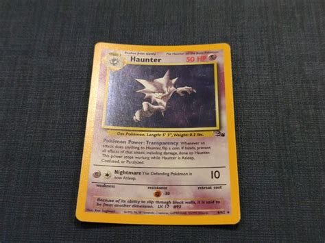 Pokemon Haunter 662 Fossil Holo Rare Hobbies And Toys Toys And Games On