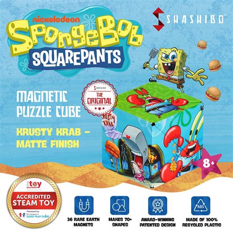 Shashibo Spongebob Shape Shifting Box Award Winning