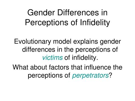 Ppt Gender And Infidelity Powerpoint Presentation Free Download Id