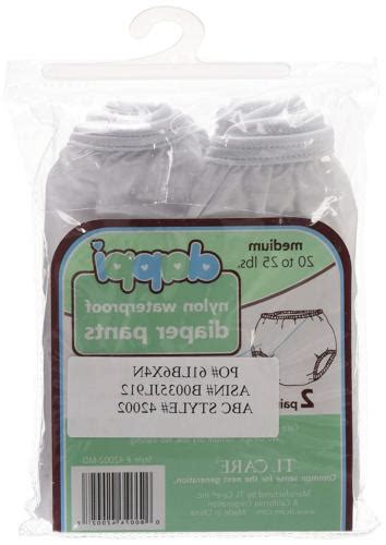 Dappi Waterproof 100 Nylon Diaper Pants 2 Pack
