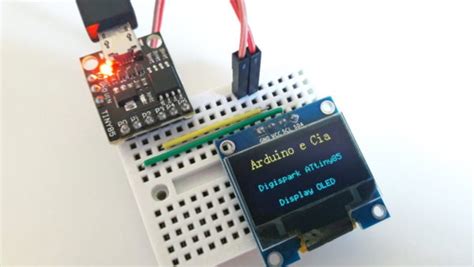 Display OLED I C Azul Amarelo Arduino E Cia