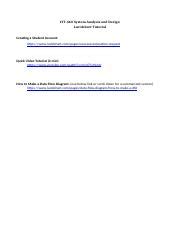 00 LucidChart Tutorial Docx CIT 460 System Analysis And Design