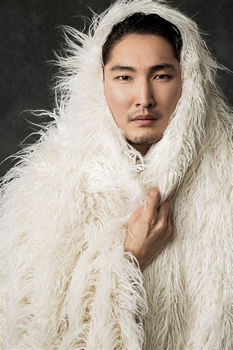 Mongolian Man Model