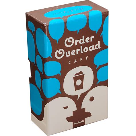 Order Overload Cafe Board Games Miniature Market