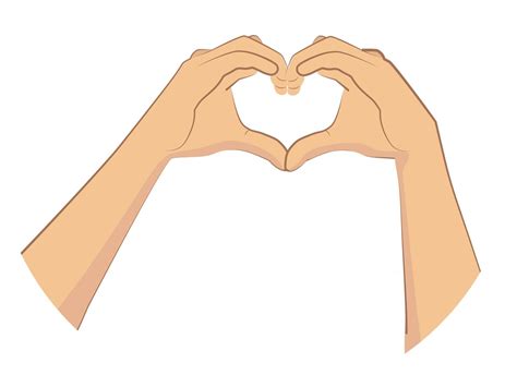 Geste De La Main En Forme De Coeur Concept Damitié Et De Relations