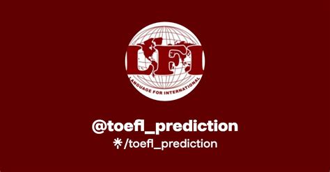 Toefl Prediction Instagram Linktree