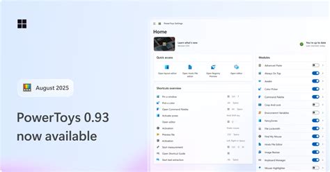 Powertoys 0 93 Is Here Faster Command Palette New Dashboard Ux And More Windows Command Line