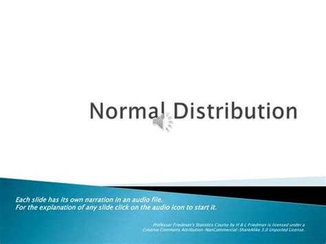 Statistics Normal Distribution Pptx Physics Science