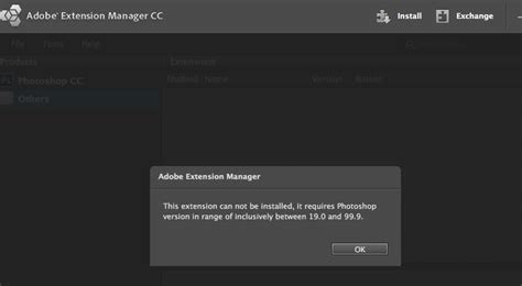Extension Manager Not Recognizingshowing Latest V Adobe Product