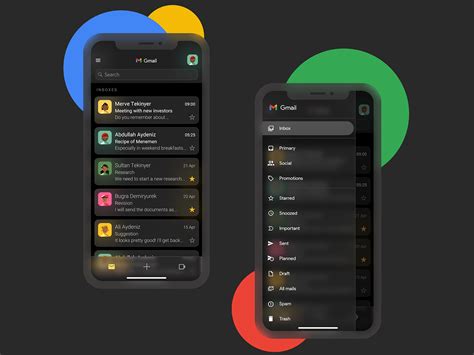 Redesign Of Gmail With Glassmorphism Style On Behance