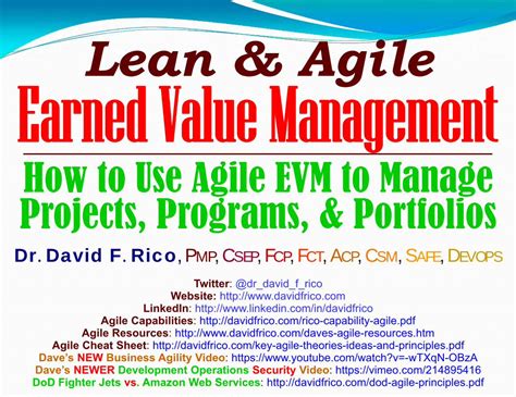 pdf lean and agile earned value management dokumen tips