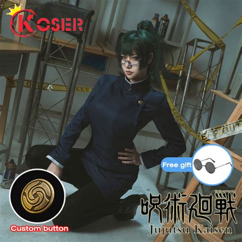 Coser King Store Jujutsu Kaisen Zenin Maki Cosplay Costume Cartoon