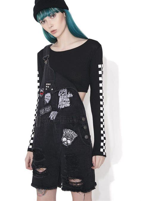 Killstar Jinx Cursed Cutie Overalls Killstar Dollskill Juju Black