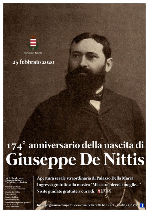 174 Anni Dalla Nascita Di Giuseppe De Nittis Le Manifestazioni