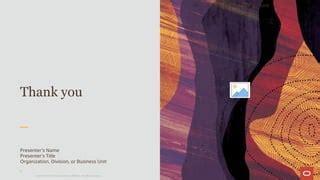Oracle DataBased Management Systems Pptx