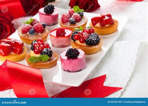 Assorted Desserts Stock Image Image Of Holiday Fruit 35233149