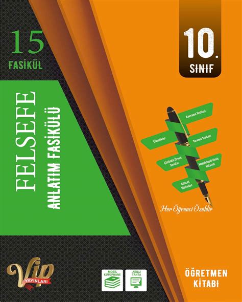 VİP YAYINLARI 10 SINIF 10 Sınıf Felsefe Konu Anlatım Fasikülü