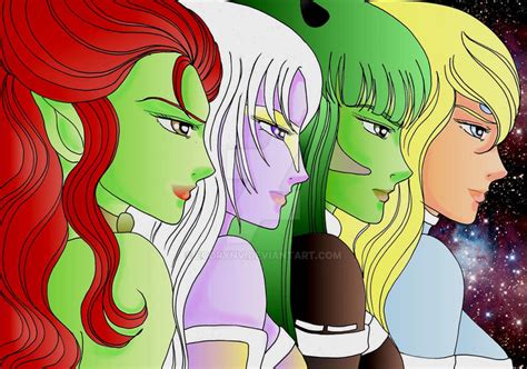 Members Of The Spaceship Girls 1 By Ecorynv On Deviantart