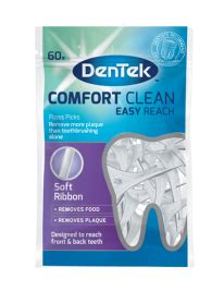Comfort Clean Floss Picks For Tight Teeth DenTek