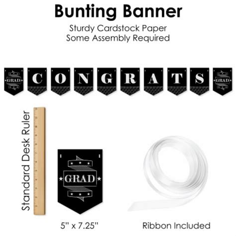 Big Dot Of Happiness Graduation Cheers Grad Party Supplies Kit Decor