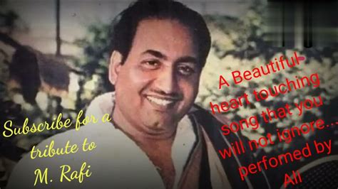 A Tribute To Mohd Rafi Mohabbat Ke Suhane Din By Ali Classic