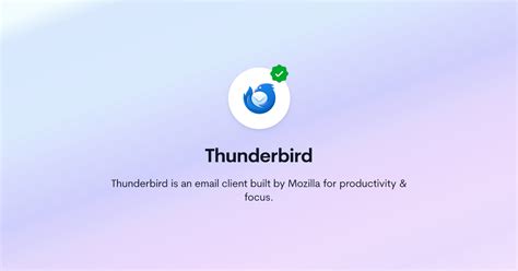 Thunderbird Email Review Best Features And User Reviews