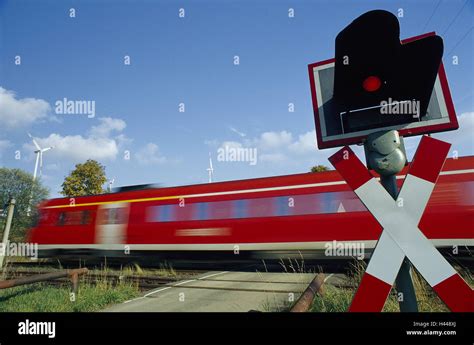Passage à Niveau Saint Andrews Cross Signal Lumineux Train Passer