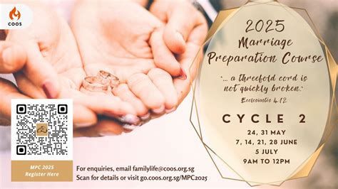 Marriage Preparation Course 2025 Cycle 2 Church Of Our Saviour