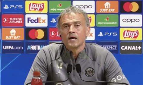 Dunkerque Psg Luis Enrique Lance Un Avertissement
