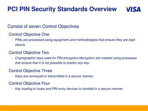 PPT PCI PIN Entry Device Security Requirements PCI PIN Security Standards PowerPoint