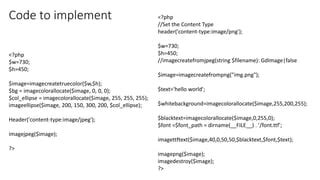 Php Gd Library PPT