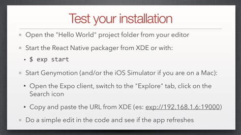 Lesson 02 React Native Development Environment Setup Ppt