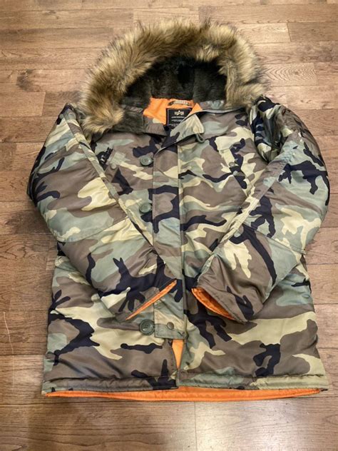 【目立った傷や汚れなし】【美品】xlarge × Alpha N 3b サイズm エクストララージ アルファ フライトジャケット メンズ