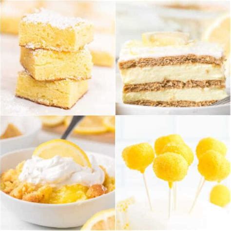 Lemon Desserts 32 Easy Lemon Dessert Recipes
